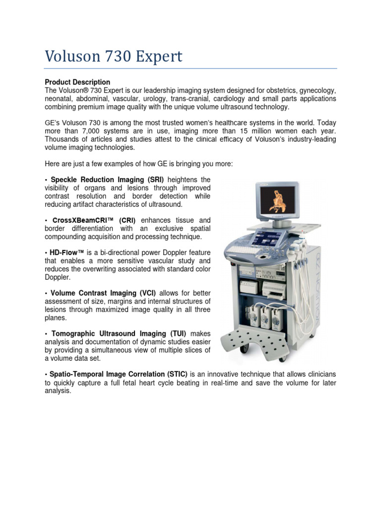 Ge 730-Expert Download Catalog | PDF | Medical Ultrasound | Heart Valve