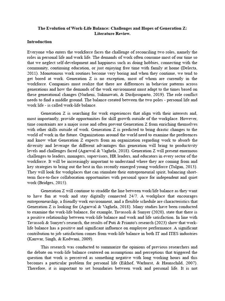 The Evolution of Work | PDF | Job Satisfaction | Employment