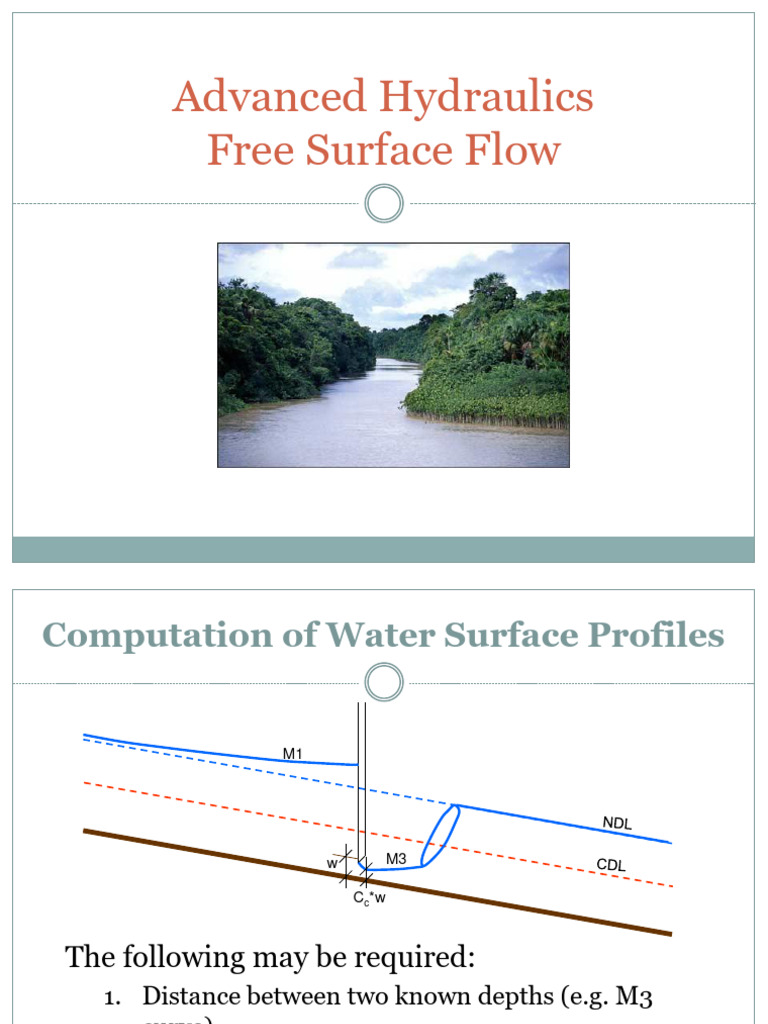 Free Surface Flow Week 3 | PDF | Physical Sciences | Classical Mechanics
