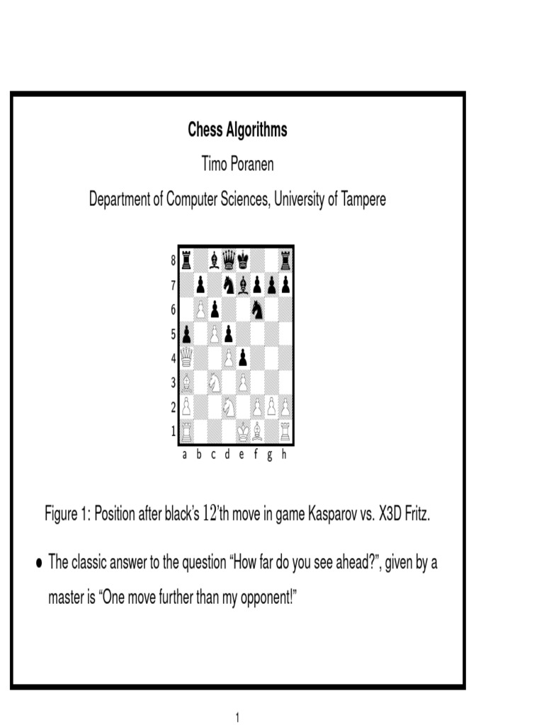 Chess Algorithms (PDFDrive) | PDF