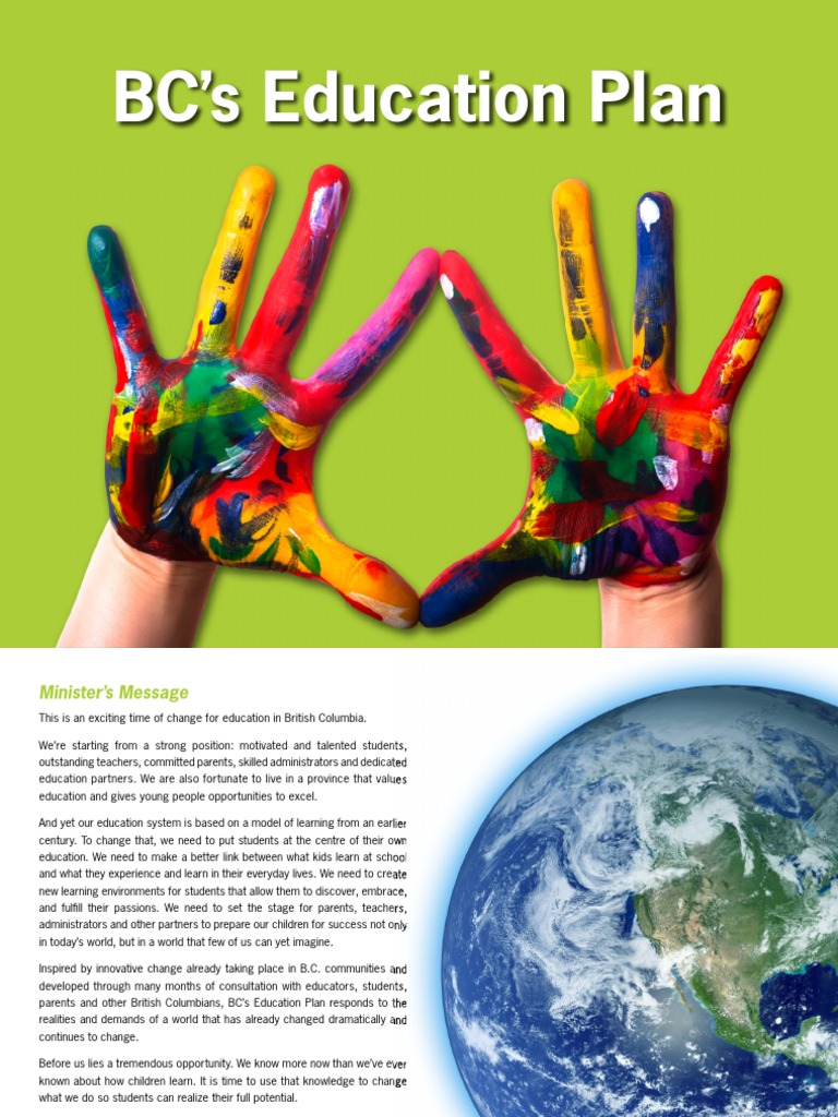 BC Edu Plan | PDF | Teachers | Curriculum