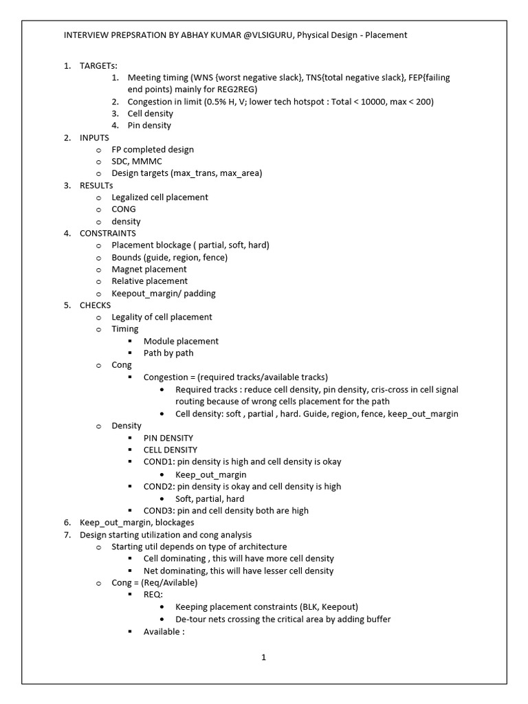 Placement | PDF | Computer Engineering | Electrical Engineering