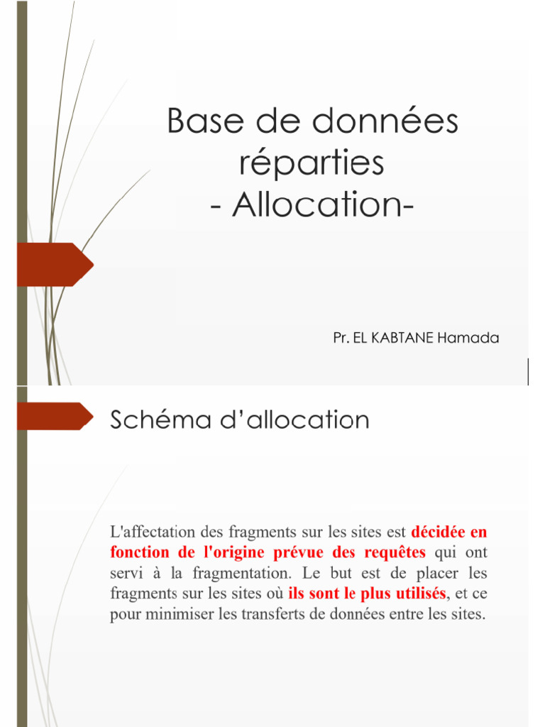 Chapitre 4 Allocation | PDF