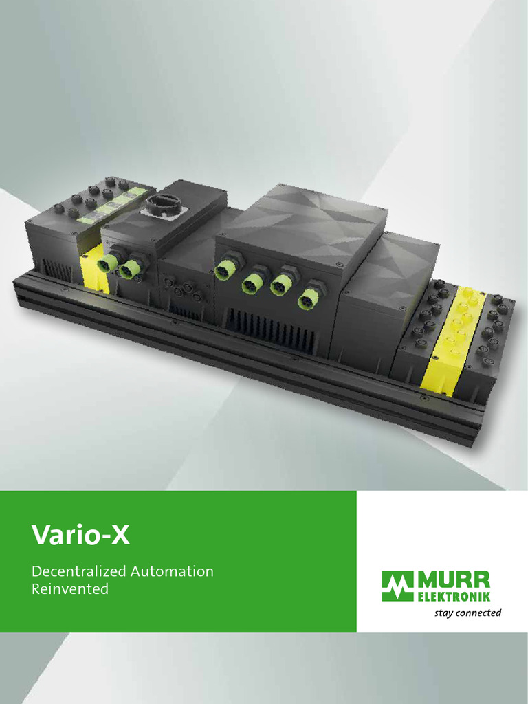 B - Vario X Product Information | PDF | Automation | Power Supply