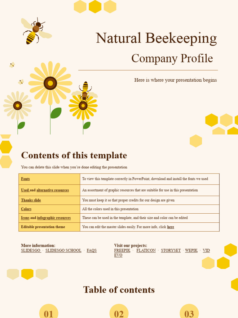Natural Beekeeping Company Overview | PDF | Planets | Saturn