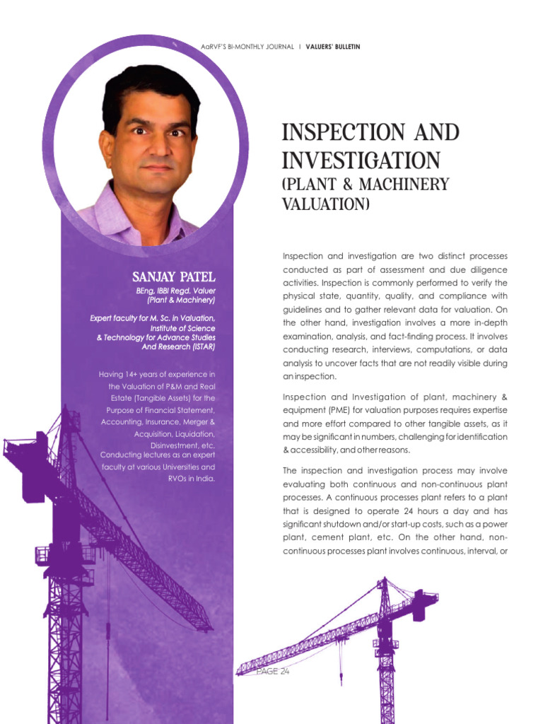 MACHINERY | PDF | Real Estate Appraisal | Valuation (Finance)