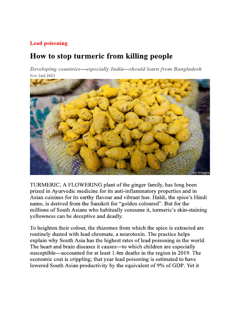 Economist - Turmeric | PDF