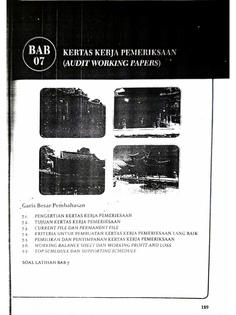 Kertas Kerja Audit | PDF