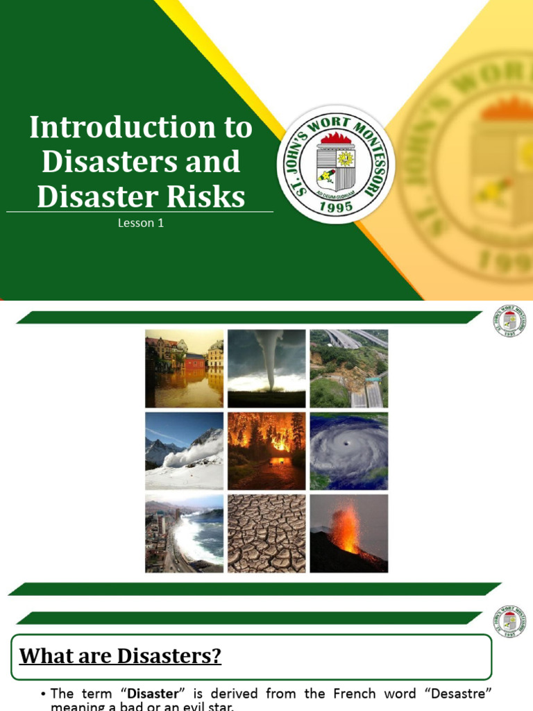 Lesson 1 DRRR | PDF | Natural Disasters | Hazards