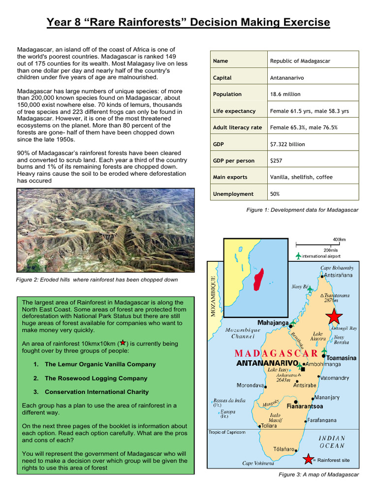 Madagascar Rainforest Projects | PDF | Madagascar | Vanilla