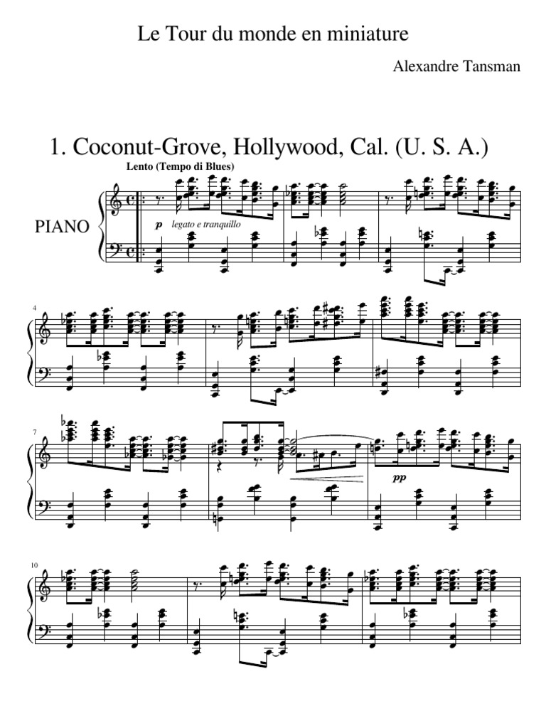 A Miniature Journey Around The World | PDF | Music Theory | Poetics