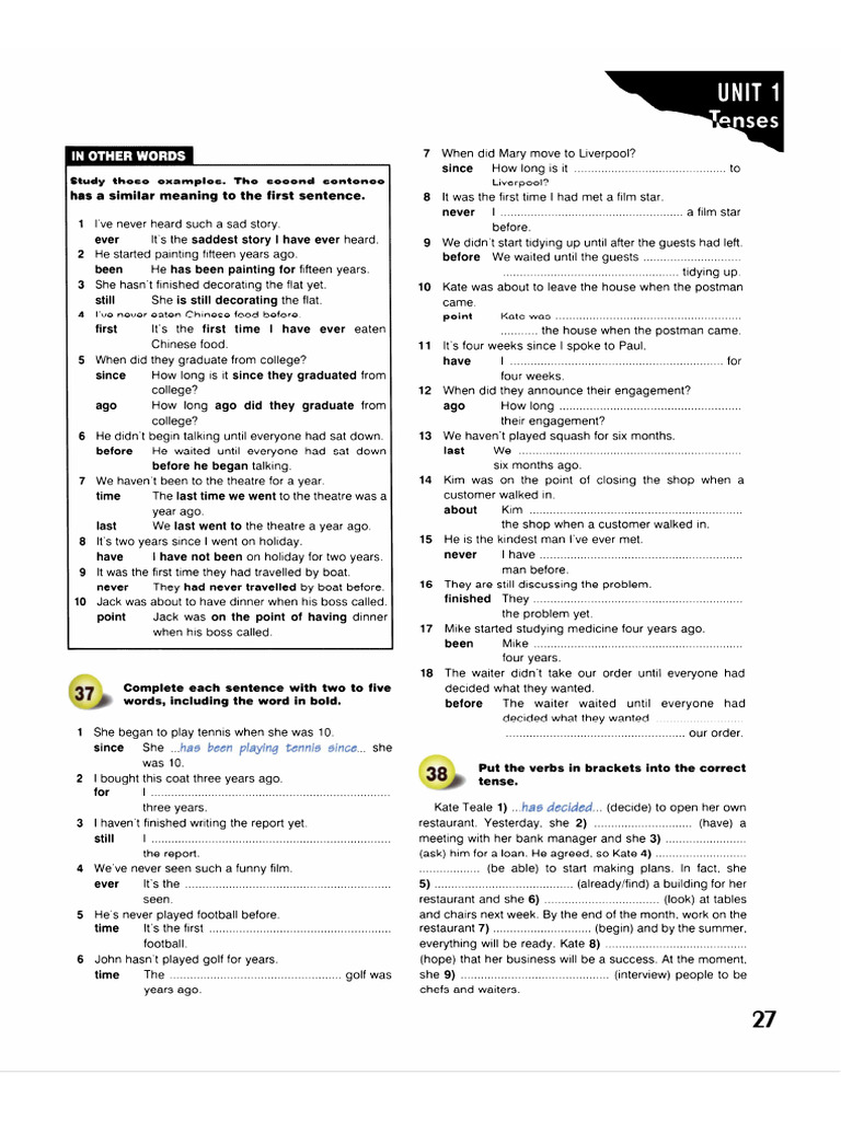 Tenses Practice | PDF Tenses Practice | PDF