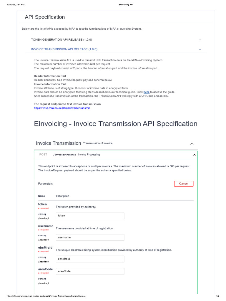 E Invoicing API | PDF | Invoice | Json