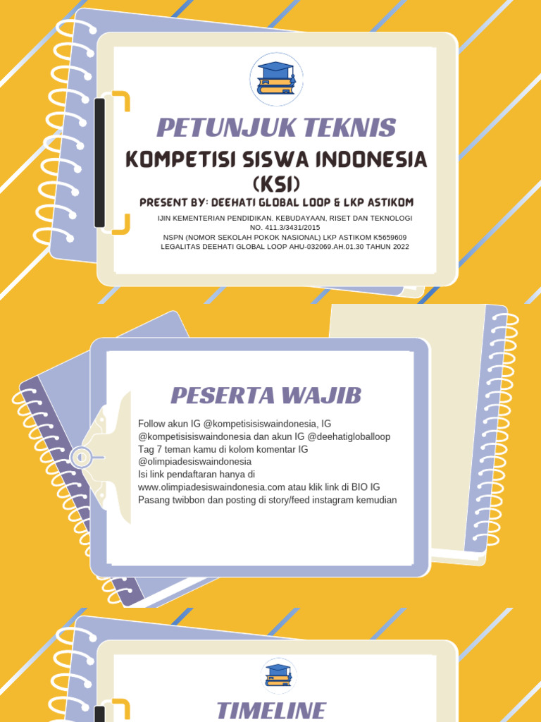 Petunjuk Teknis Ksi | PDF