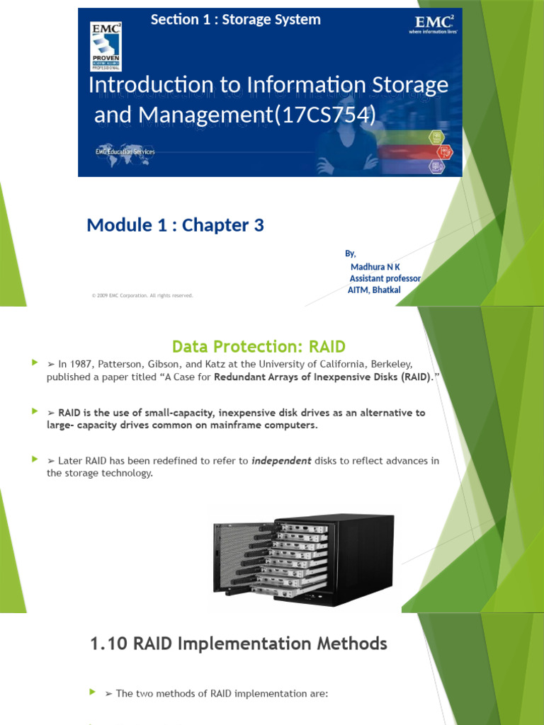 San Module 1 | Download Free PDF | Information Technology | Fault Tolerance