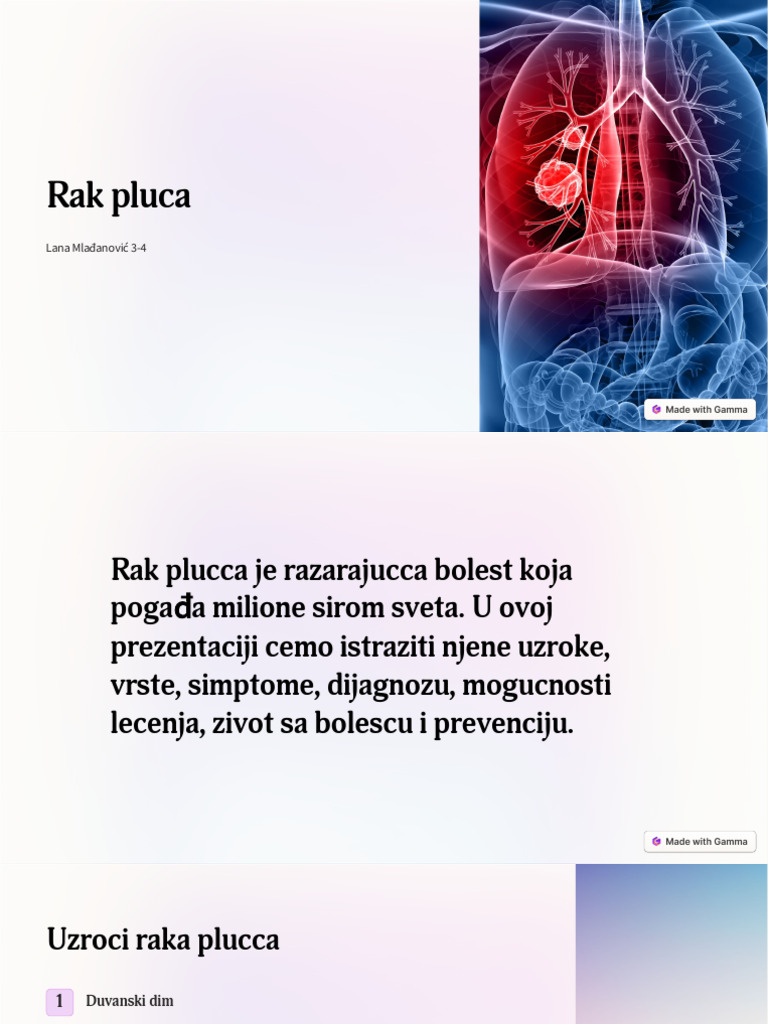 Rak Pluca | PDF
