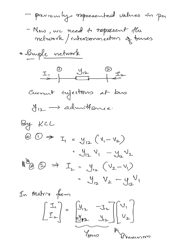 1.04 Admittance Matrix Ybus 5 | PDF