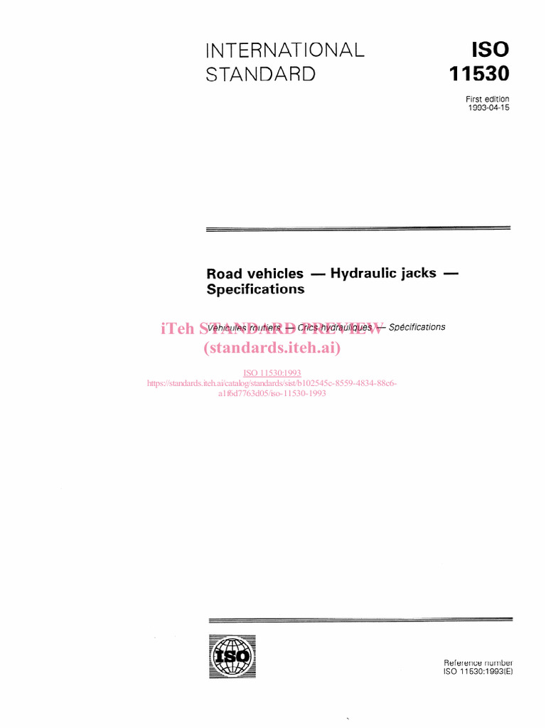 Iso 11530 1993 | PDF | International Organization For Standardization ...