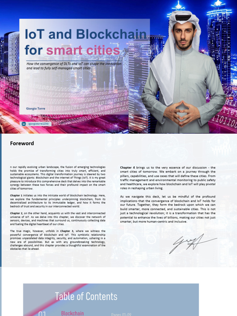 IoT and Blockchain For Smart Cities | PDF | Internet Of Things | Computer Network