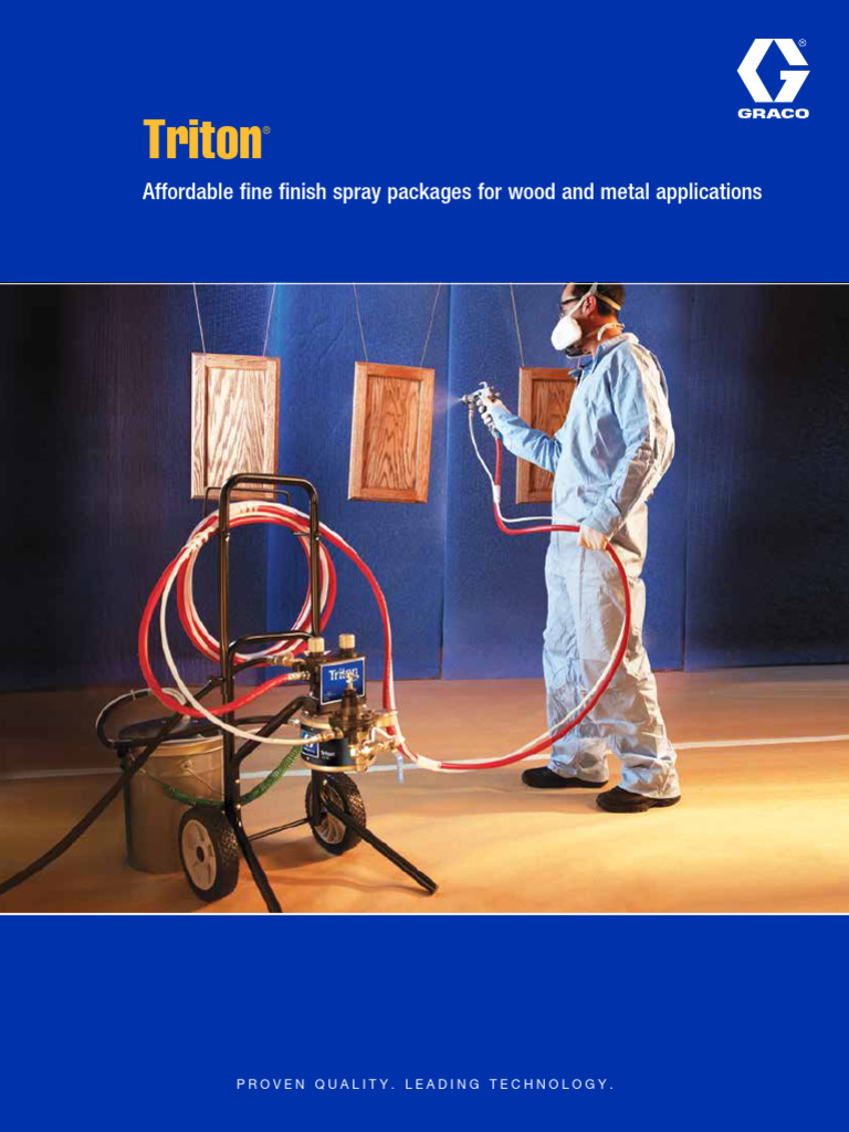 Pompa de Vopsit - Graco - Triton - 300541en-L | PDF | Pump | Materials