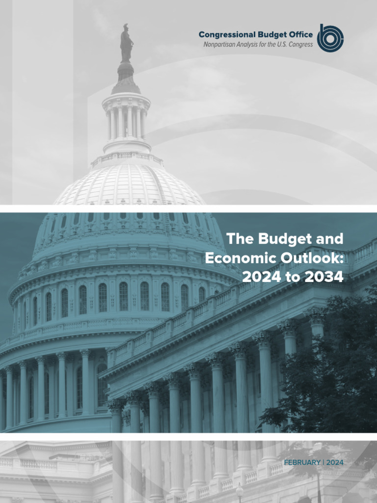 The Budget and Economic Outlook - 2024 To 2034 | PDF | Baseline ...