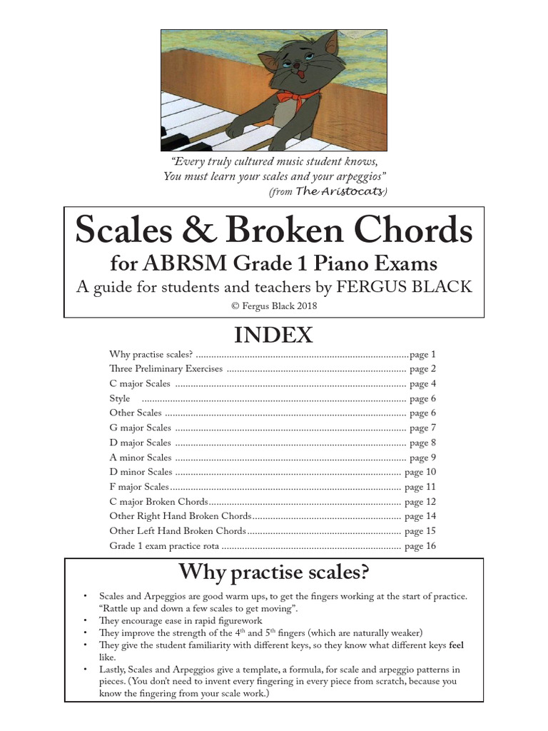 ABRSM Grade 1 Piano Scales Guide | PDF