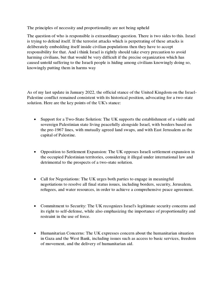 MUN on Israel-Palestine Conflict resource preparation | PDF | Israeli ...