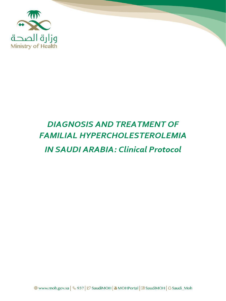 Familial Hypercholesterolemia Protocol Ksa Pdf Science Mathematics