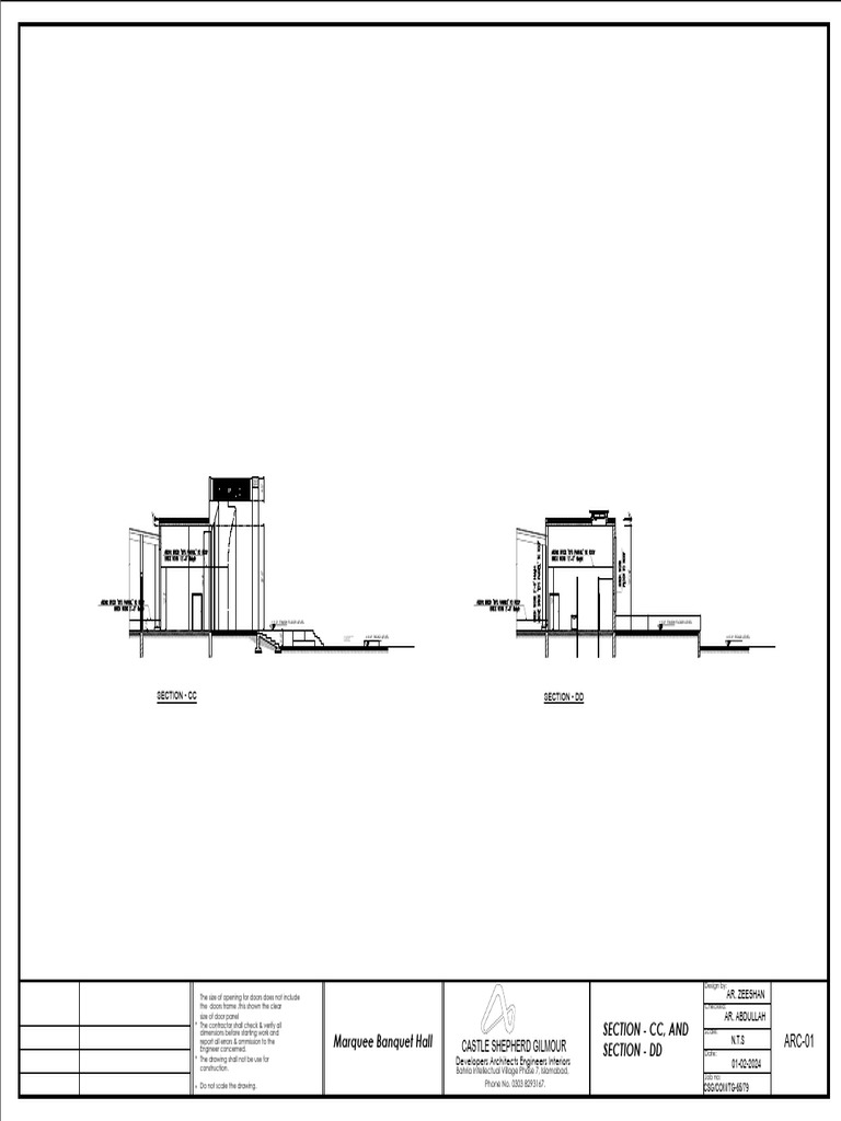 Section - CC, and Section - DD | PDF