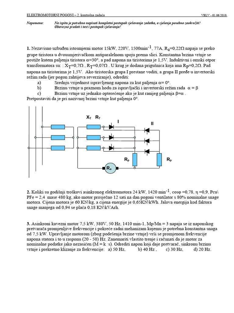 EMP Kolokvij 2 Sa RJ | PDF