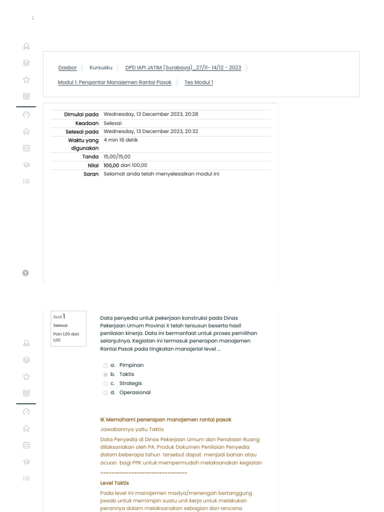 Manajemen Rantai Pasok dalam PBJ | PDF | Bisnis | Komputer