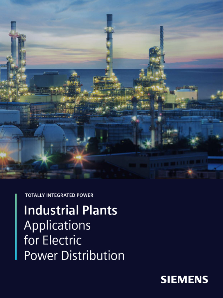 Power Distribution Industrial Plants | PDF | Building Information ...