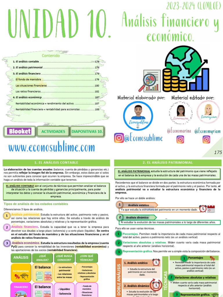 Guía de Análisis Contable y Financiero | PDF | Capital de trabajo | Liquidez de mercado
