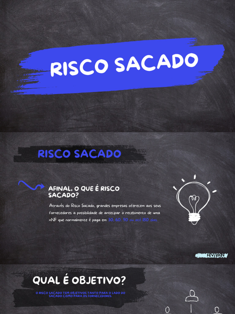 Entenda o Risco Sacado e suas Vantagens | PDF | Crédito | Finanças e ...