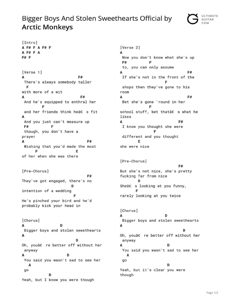 Bigger Boys and Stolen Sweethearts Official | PDF