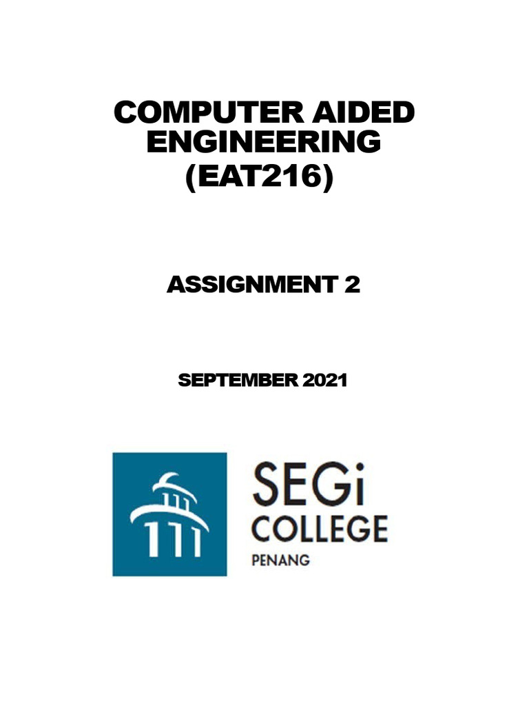 COMPUTER AIDED ENGINEERING Assignment 2 DHAYA | PDF | Strength Of Materials | Yield (Engineering)