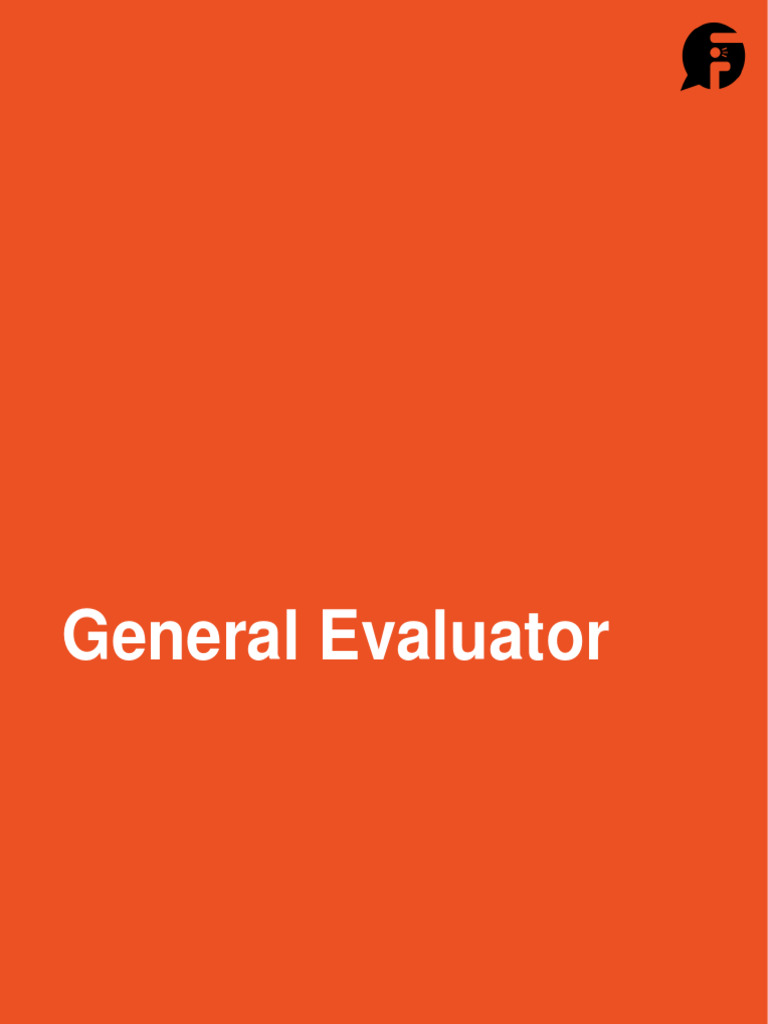 General Evaluator Script for Toastmasters | PDF