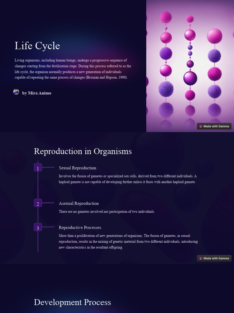 Life Cycle | PDF | Reproduction | Biological Interactions