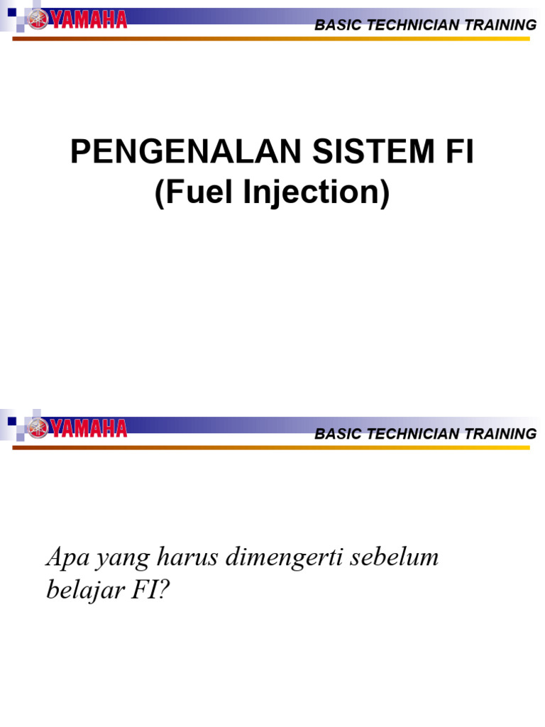 Pengenalan System FI | PDF