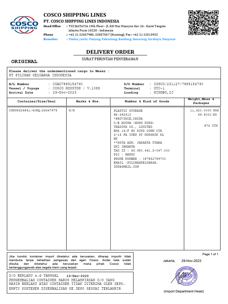 Do BL Coau7885154790 - Pil | PDF