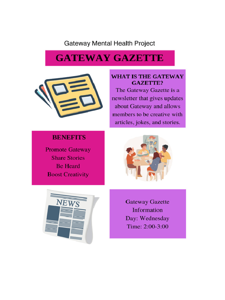 Gateway Gazette Poster | PDF