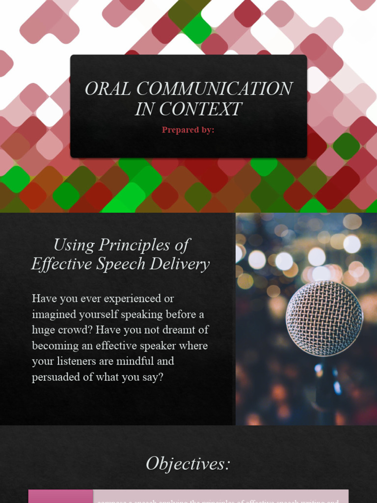 Effective Speech Delivery Principles | PDF | Gesture | Speech