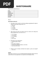 Servqual Questionnaire | PDF | Emergence | Epistemology