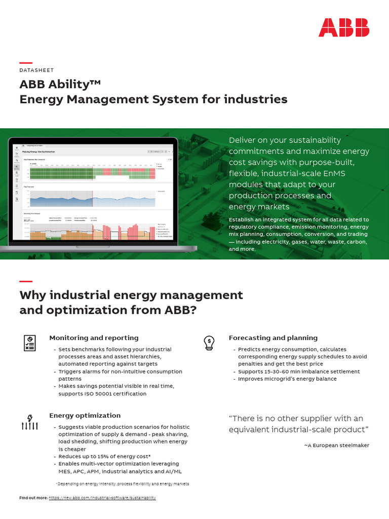 ABB PI Digital Product Datasheet EMS V4 | PDF | Computing