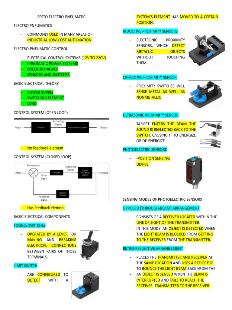 Mechatronics | PDF | Relay | Switch