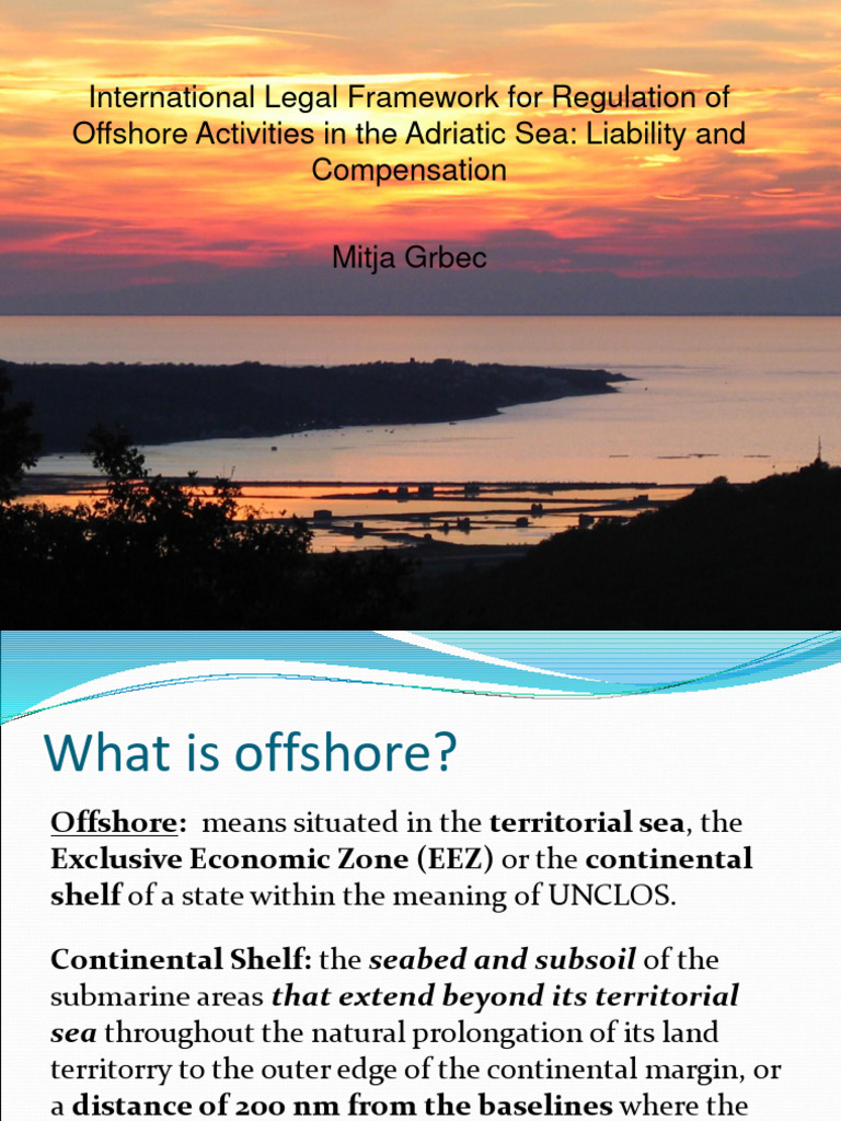 Dr. Mitja Grbec International Legal Framework For Regulating of ...