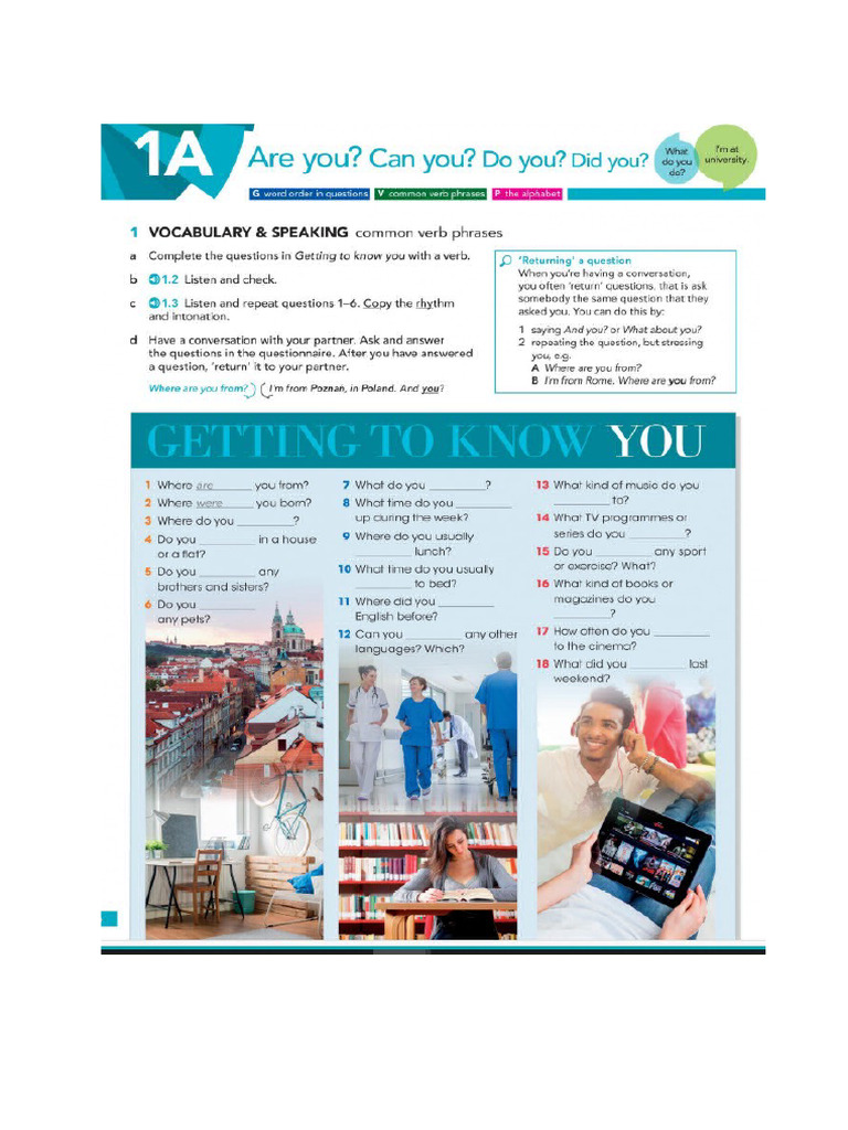 EF4 PreInt 1lesson | PDF