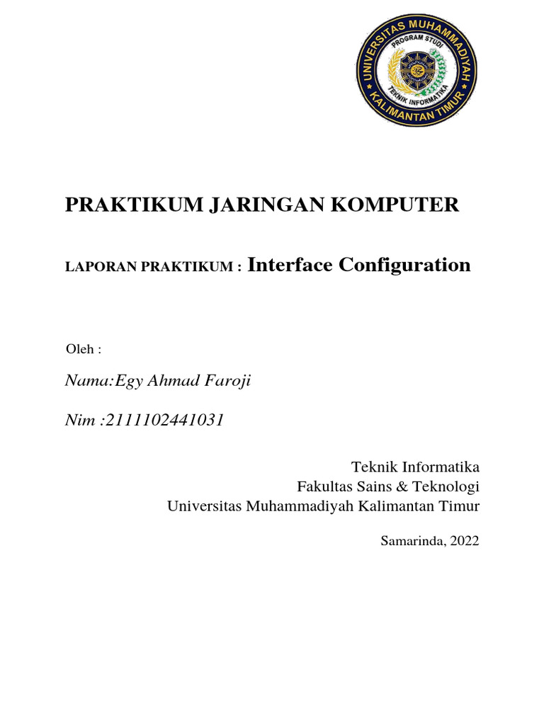Praktikum Teknik Informatika Jaringan Komputer | PDF