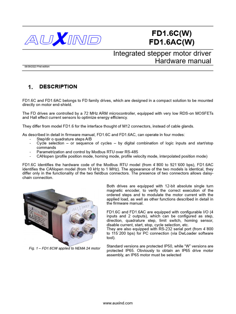 FD1_6C_EN_2023_10_06 | PDF | Electric Motor | Rectifier