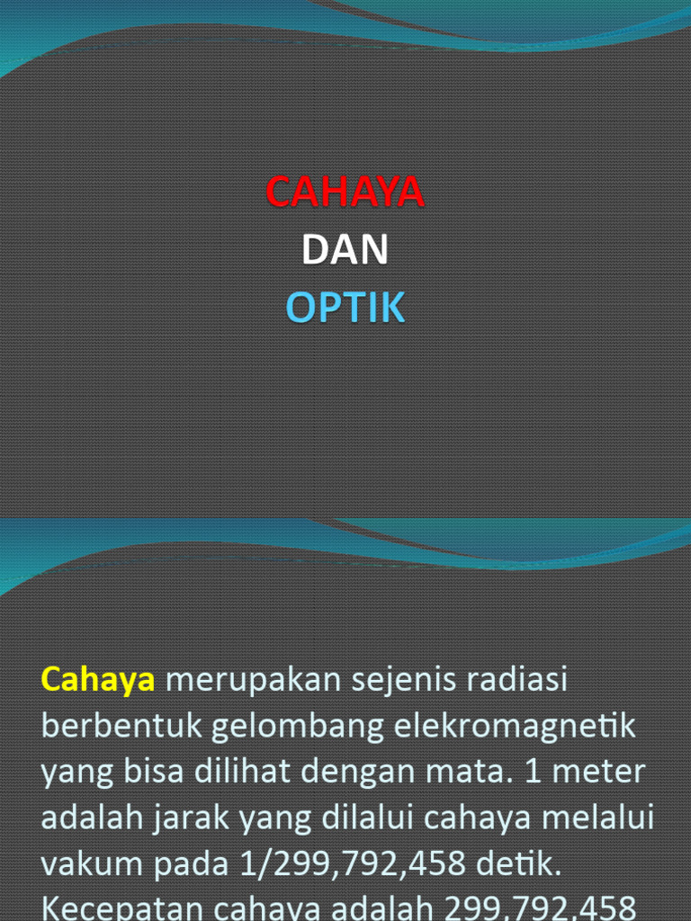 Sifat dan Alat Optik | PDF | Metode & Bahan Ajar